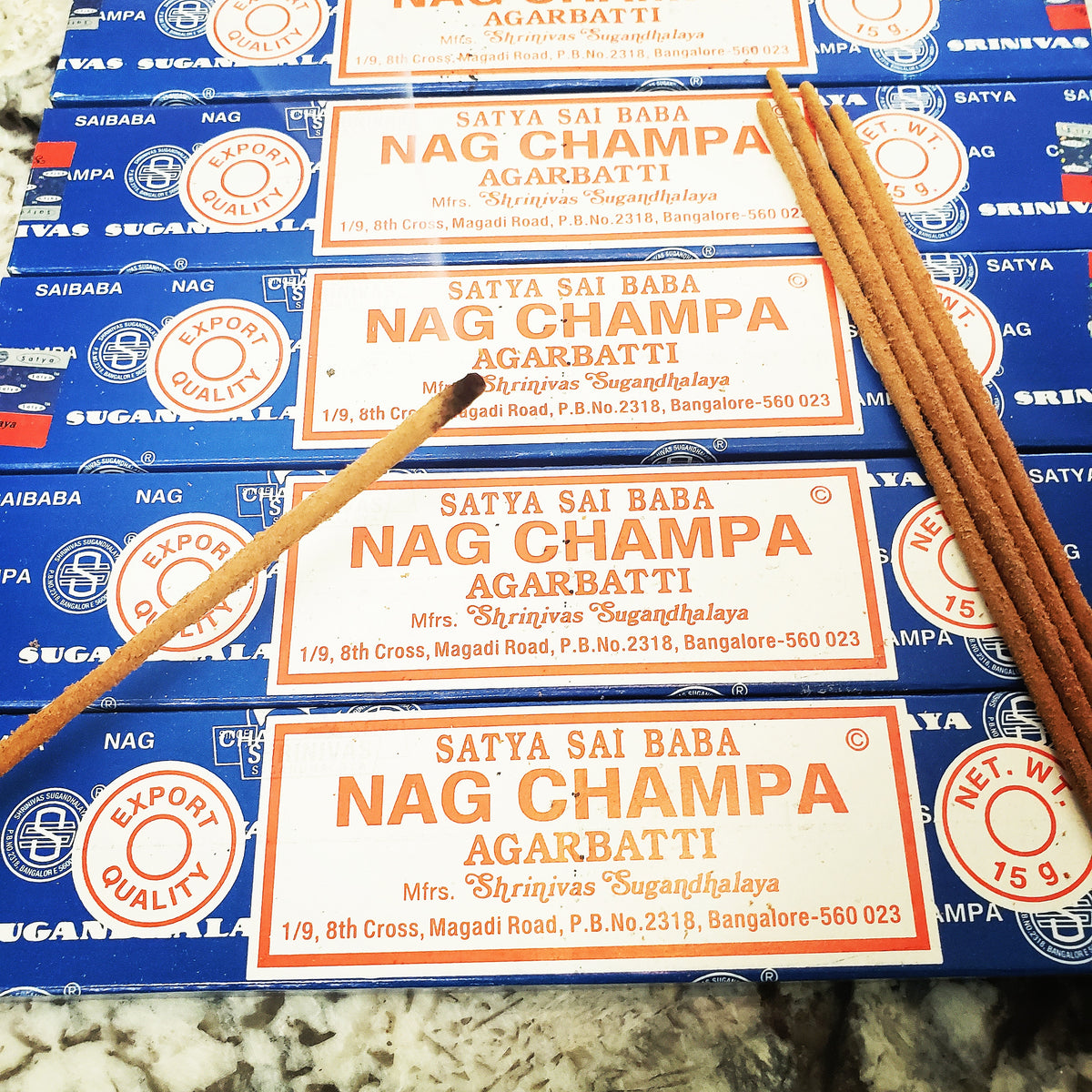 Nag Champa (15g) – Nature's Best Rock and Gem